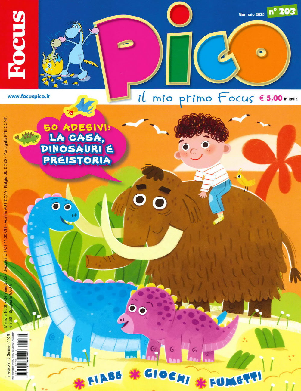 Focus Pico [52501] N°203 Gennaio 2025｜水星外文雜誌